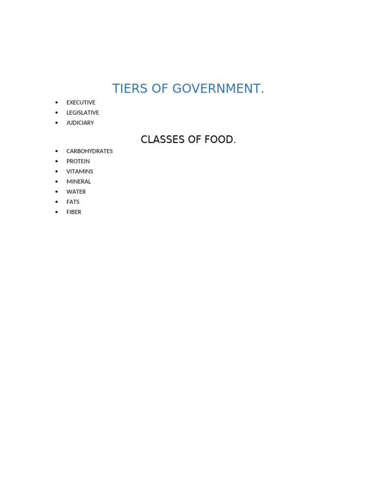 Tiers of Government | PDF