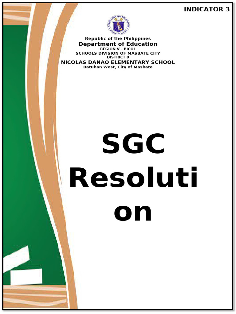 SGC Indicator 3 Council | PDF