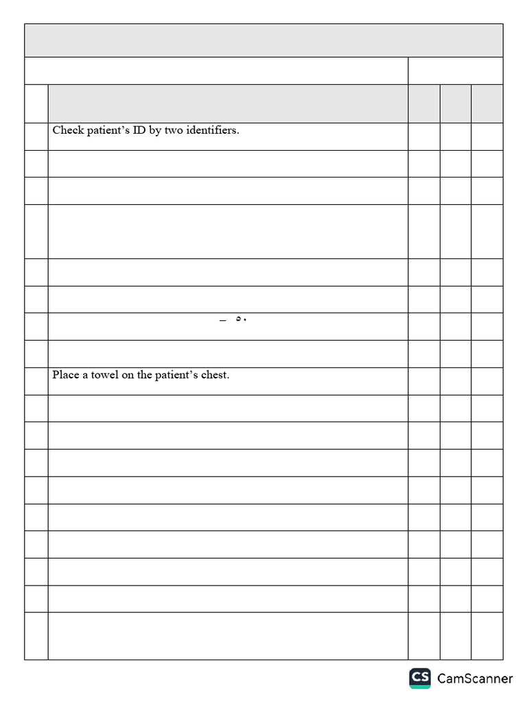 Endotracheal Suction Checklist - Selima | PDF | Clinical Medicine ...