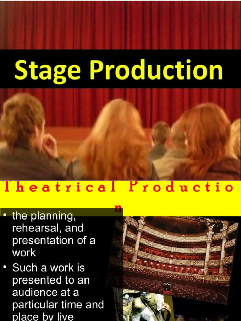 Theatre People - Stage Production | PDF