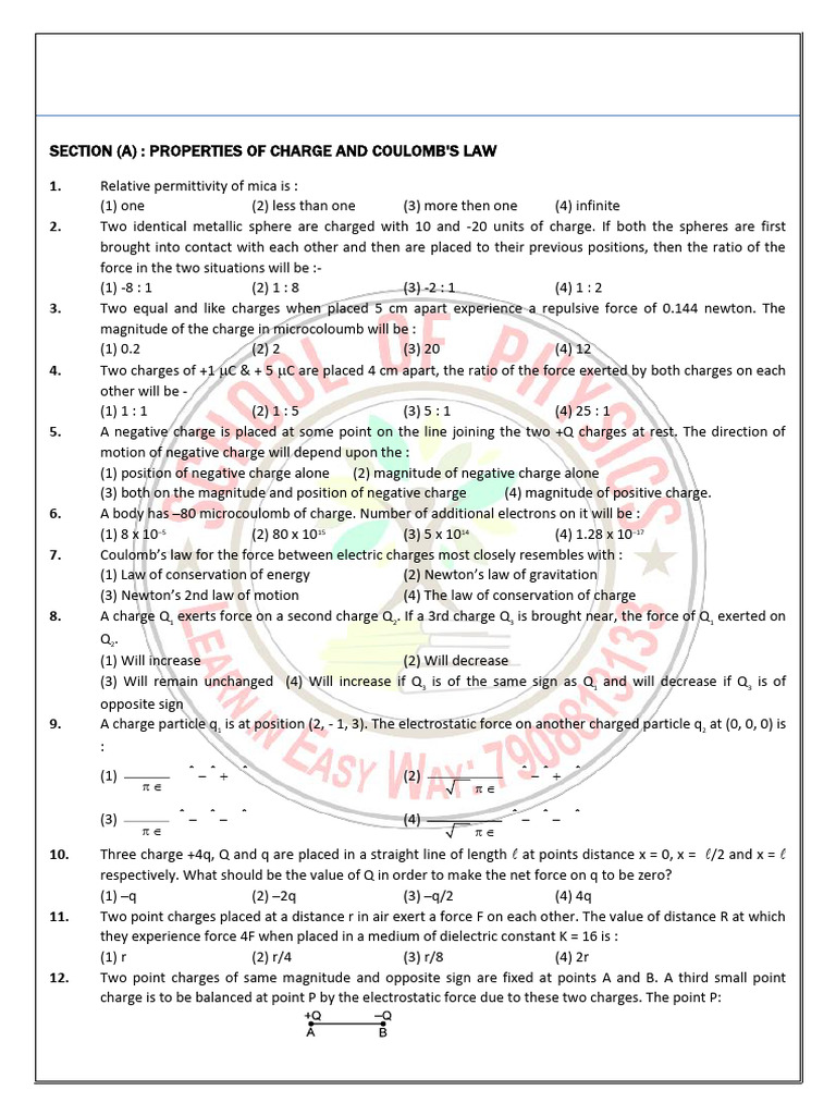 Koushik Sir School of Physics 7908813133 | PDF | Electronvolt ...
