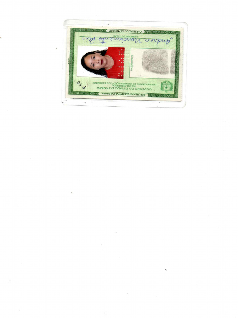 RG e CPF Andrea | PDF