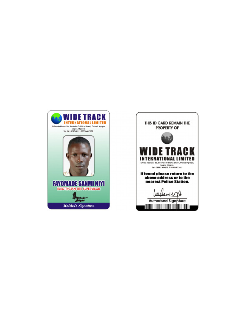 Id Card | PDF