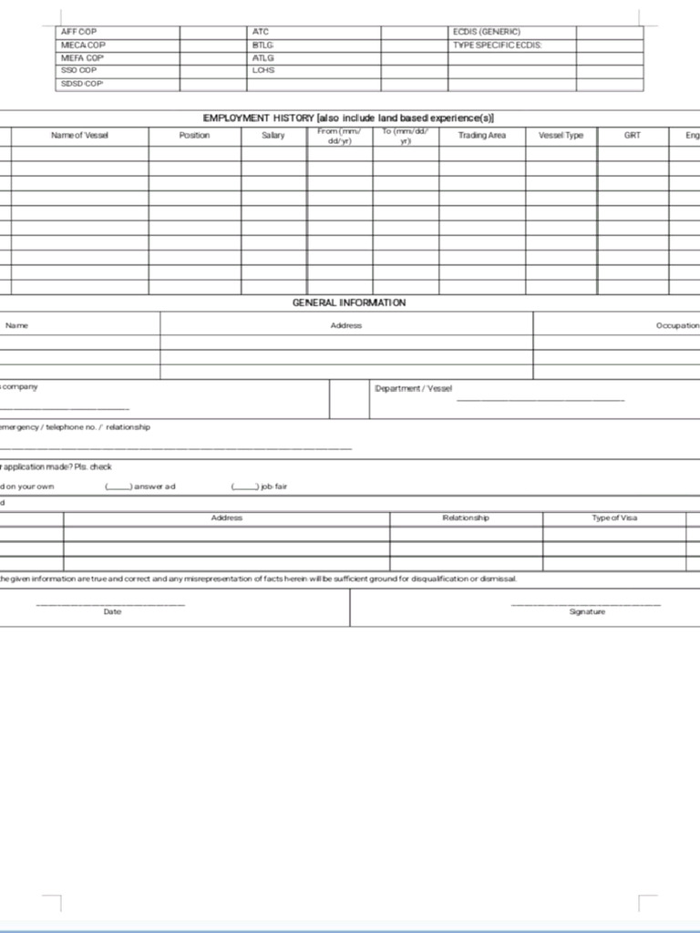 CV of ChiefMate Edwin H.Cortuna | PDF