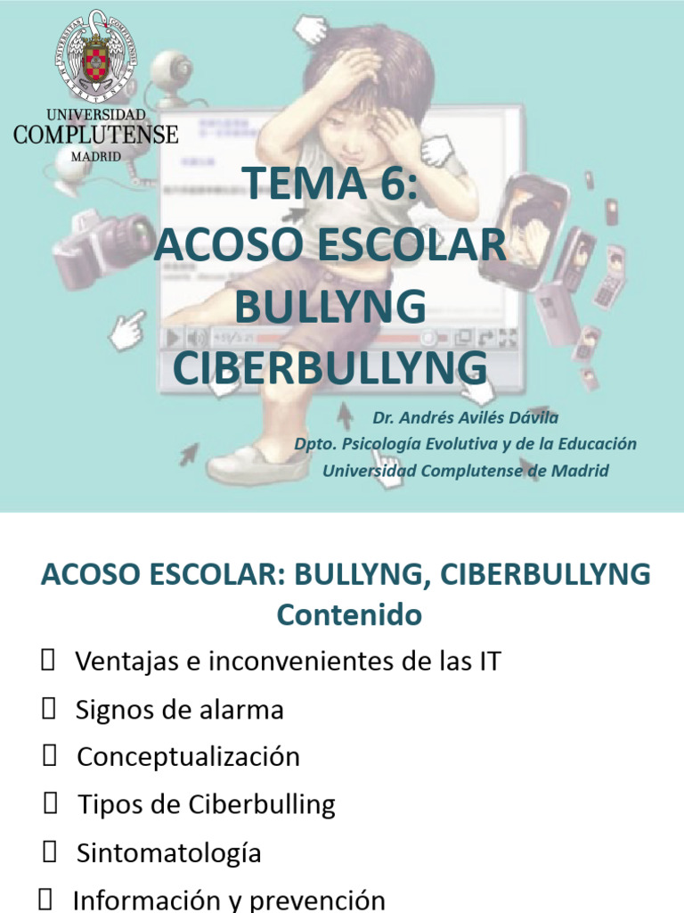Acoso Escolar y Ciberbullying: Claves y Prevención | PDF | Acoso ...