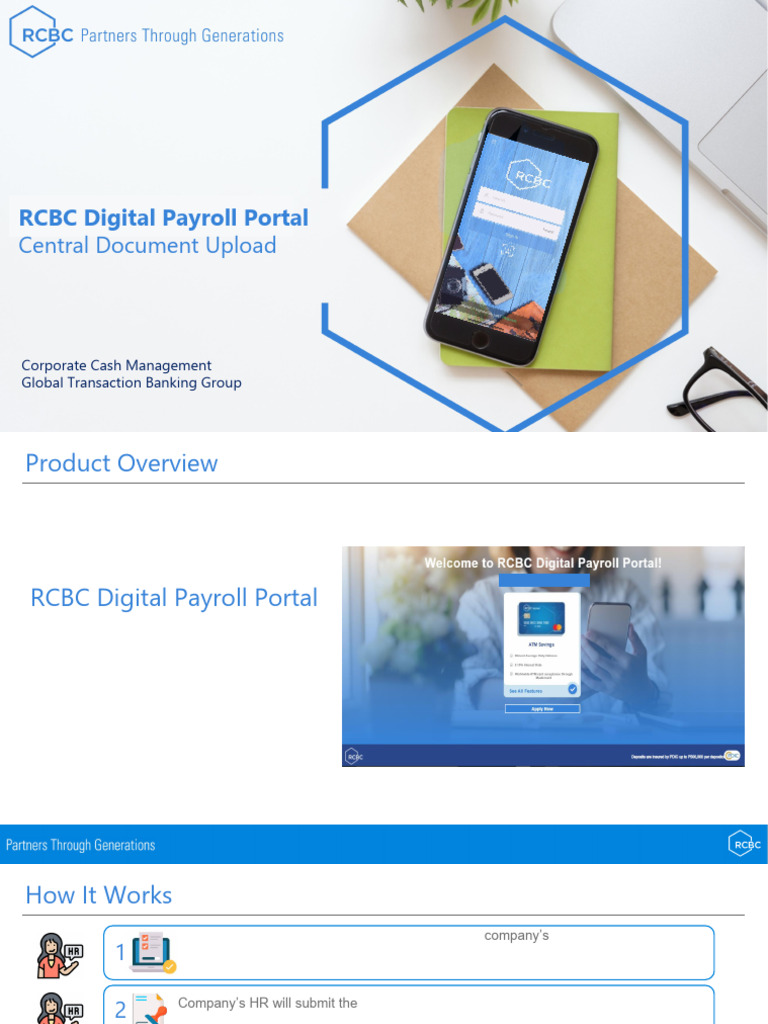 RCBC Digital Payroll Portal - HR Certification Via CDU | PDF ...