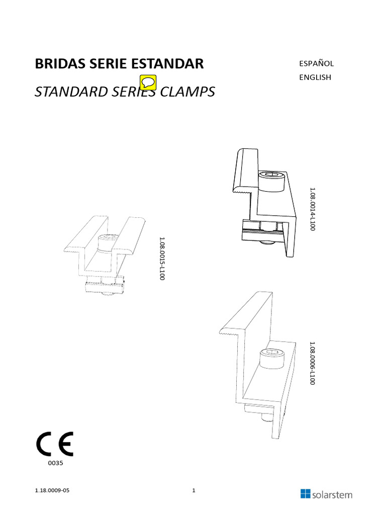 Standard Series Clamps: Bridas Serie Estandar | PDF | Arandela ...