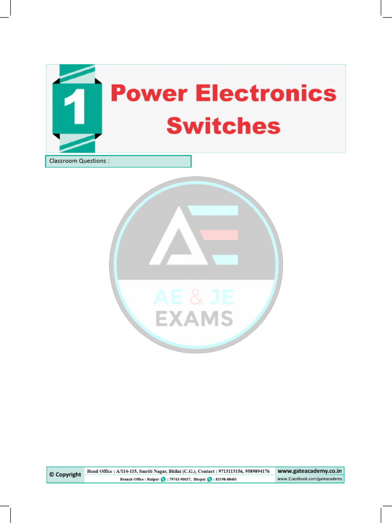 02608fee88247-Unit 1 Power Electronics Switches - 14982550 - 2024 - 09 ...