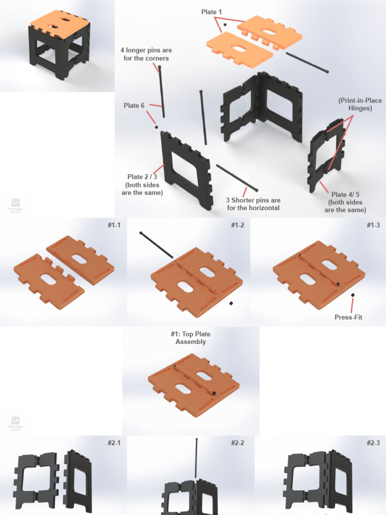 Heavy Duty Foldable Chair Assembly Instructions | PDF