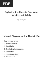 Electric Fan Parts & Functions Guide | PDF | Electric Motor | Bearing ...