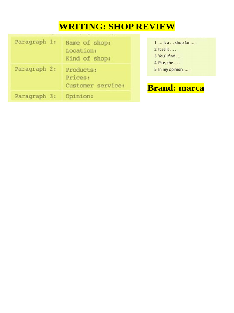 Writing Review | PDF