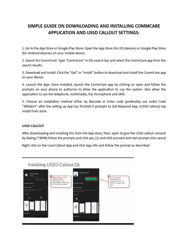 Simple Guide On Downloading and Installing Commcare Application and ...