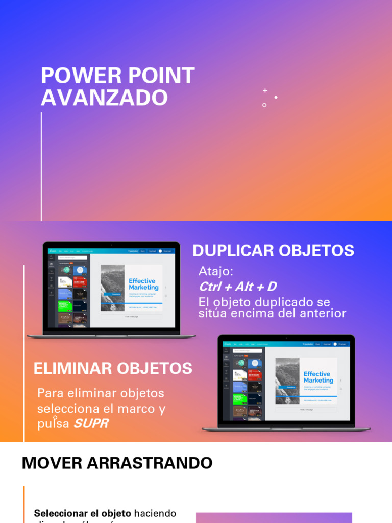 Power Point Avanzado | PDF | Hipervínculo | Informática