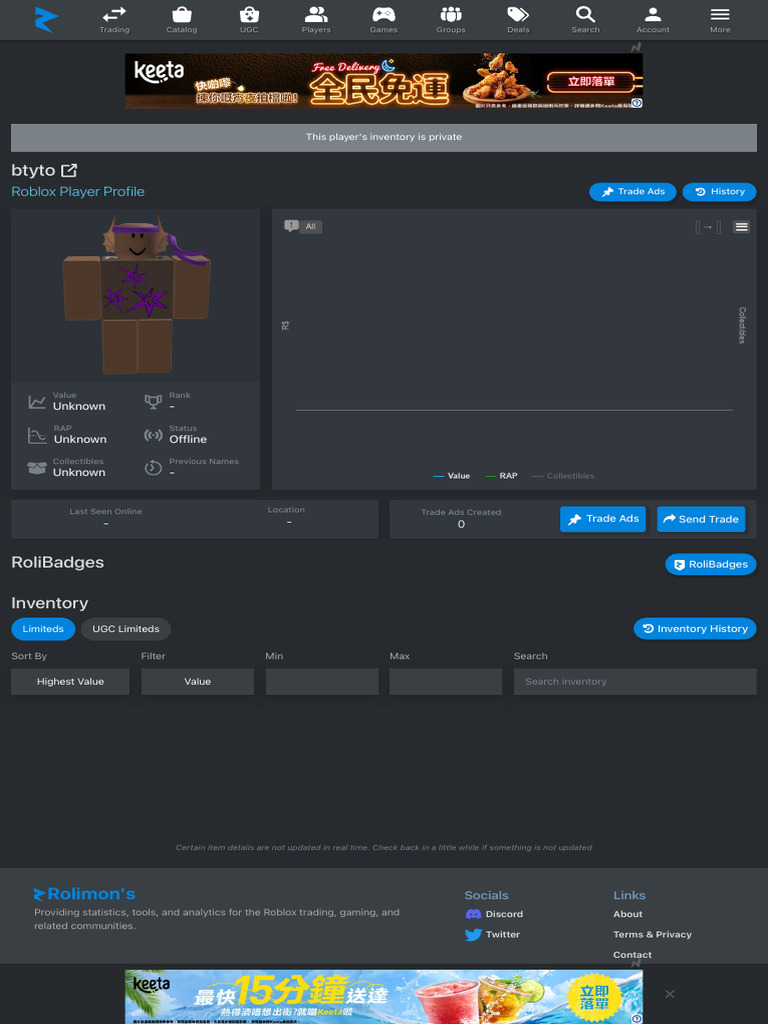 Rolimon's Player Profile Overview | PDF | World Wide Web | Internet & Web
