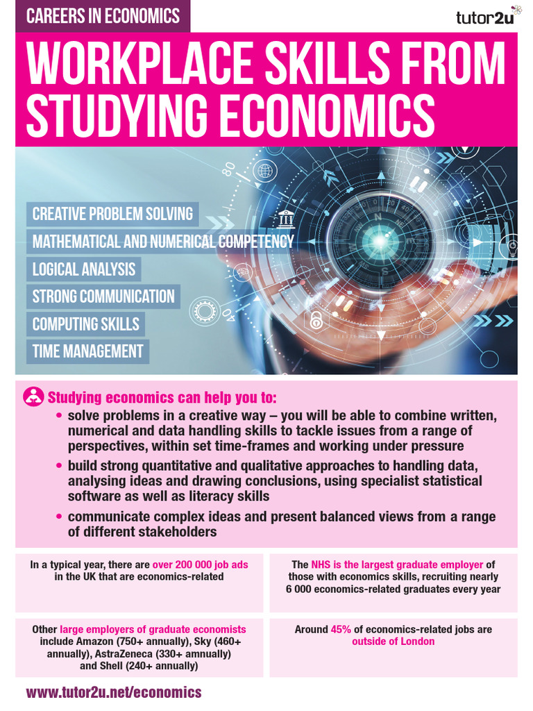Careers in Economics Poster Set | PDF | Economics | Consultant