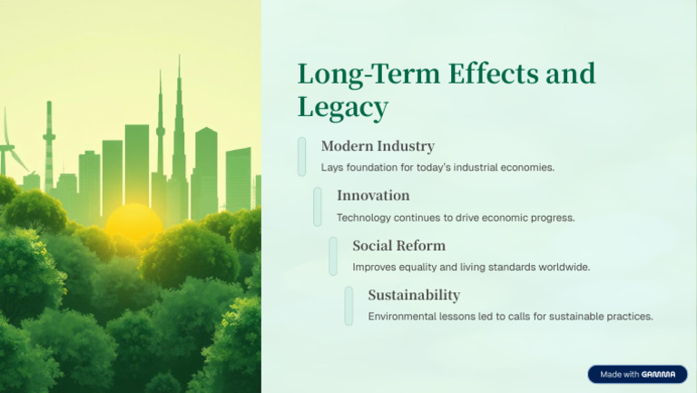 Long Term Effects and Legacy | PDF