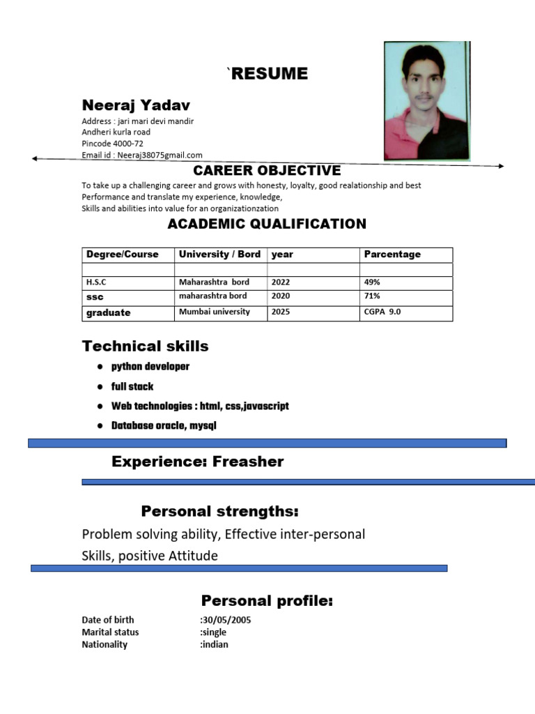 My Resume | PDF