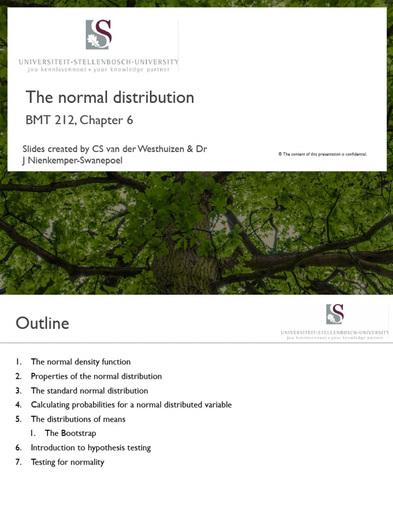 Concept 11 - The Normal Distribution | PDF | Statistical Significance ...