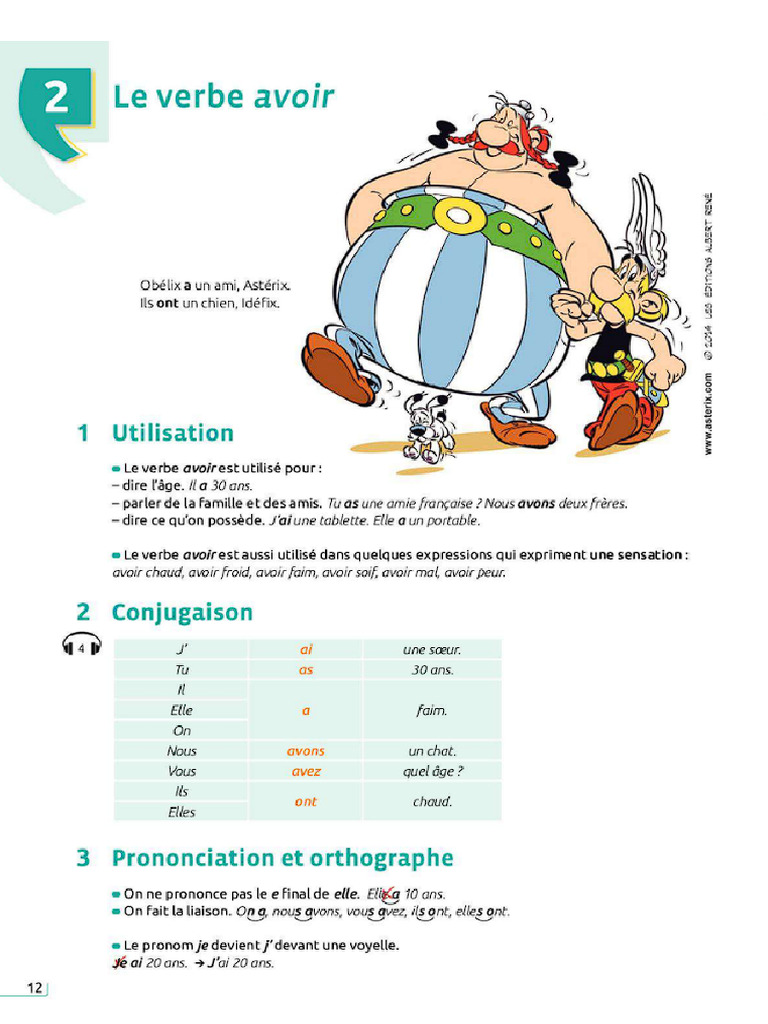 Le Verbe Avoir | PDF