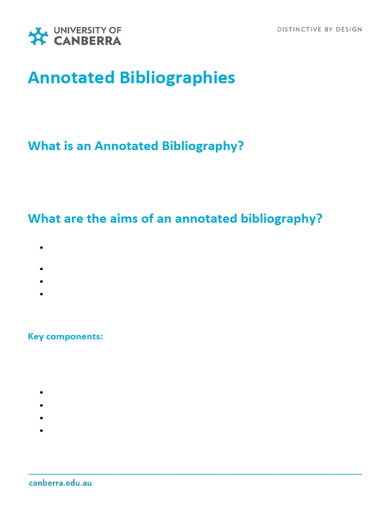 Annotated_Bibliography - UC | PDF | Study Skills | Bibliography