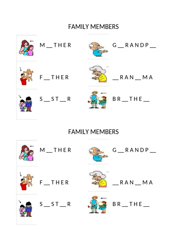 FAMILY MEMBERS | PDF
