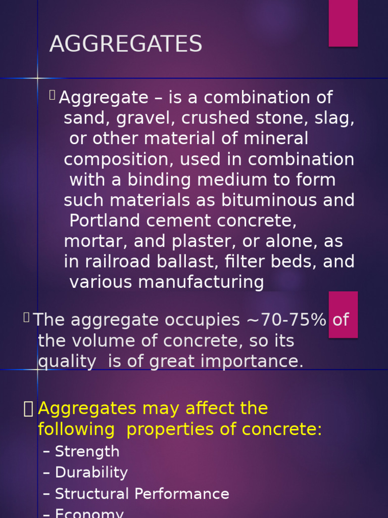 Understanding Concrete Aggregates | PDF | Concrete | Construction Aggregate