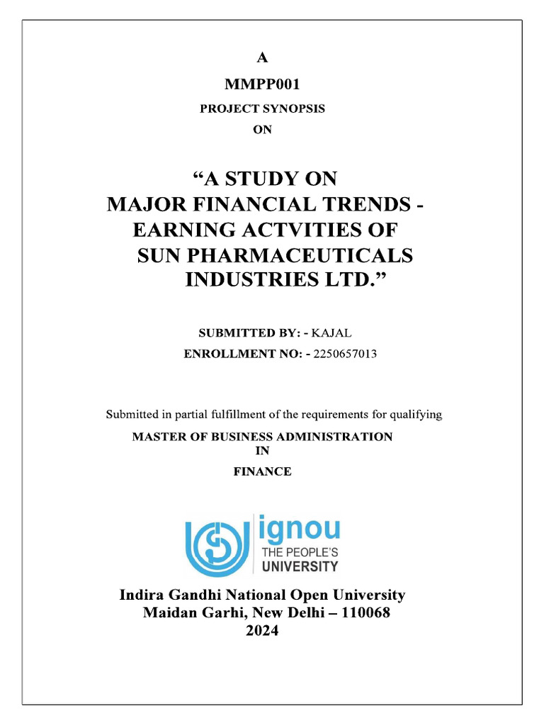 Khushbu Complete Finance Synopsis | PDF