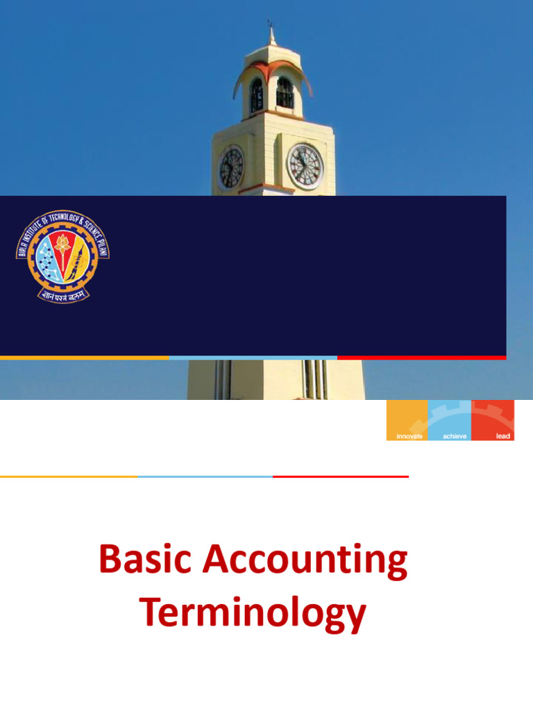 Session - 3 Basic Accountacy Terminology - 3-02 - 25 | PDF | Expense ...