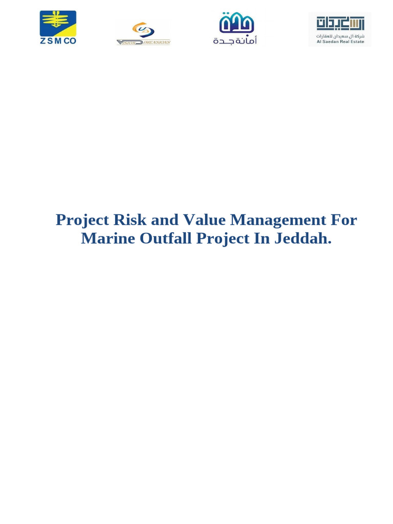 Risk Managment Plan For Marine Outfall | PDF | Risk | Project Management