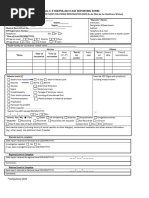 Aefi Case Reporting Form (CRF) | PDF | Medicine | Medical Specialties