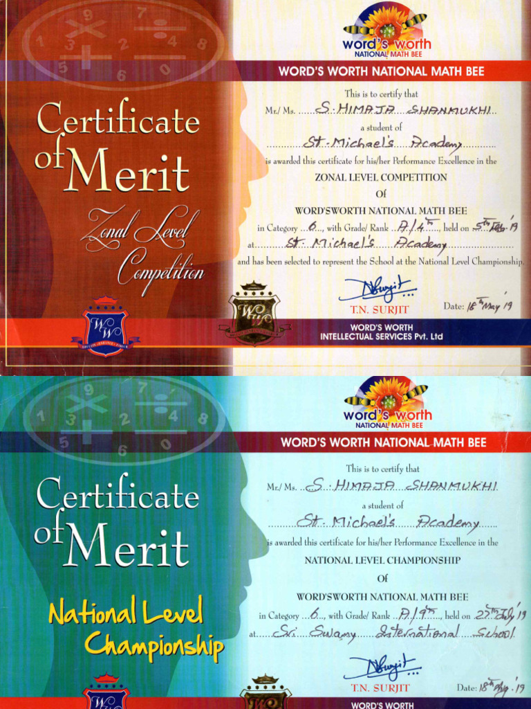 Math Olympiad National 9th Rank | PDF