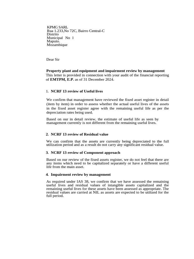 Questionário revisão de vida útil EMTPM | PDF | Fixed Asset | Depreciation