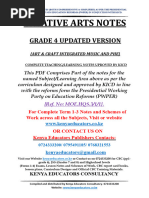 Grade 6 CRE Comprehensive Notes PDF | PDF