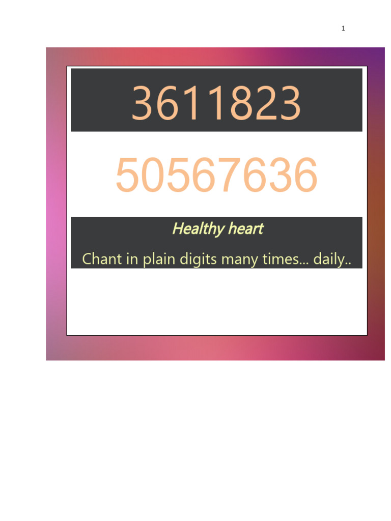 Healthy Heart | PDF