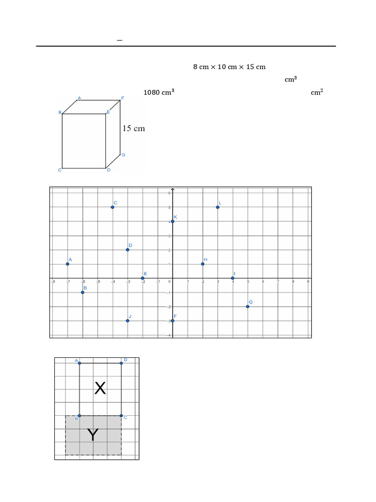 Quiz 4 Review - G6 | PDF | Volume | Shape