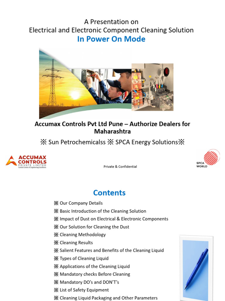 Electrical Panel Cleaning Solutions Guide | PDF | Insulator ...