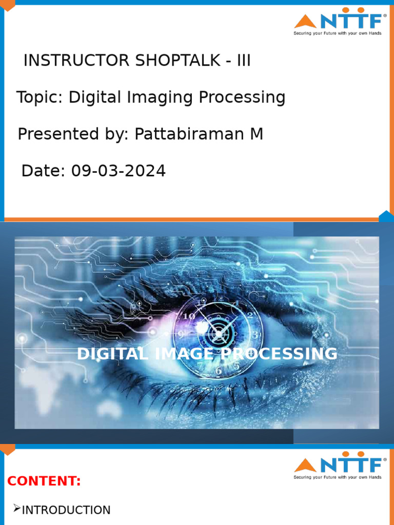 3.digital Imaging Precessing | PDF | Digital Image | Data Compression
