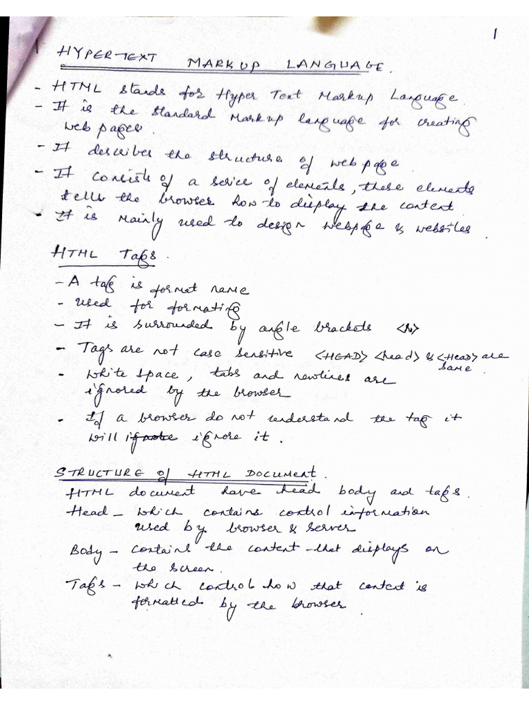 Web Prog Unit 1 Chapter 2 | PDF