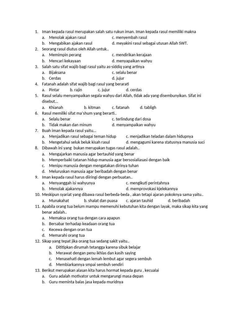 Soal Pat Pai Xi | PDF