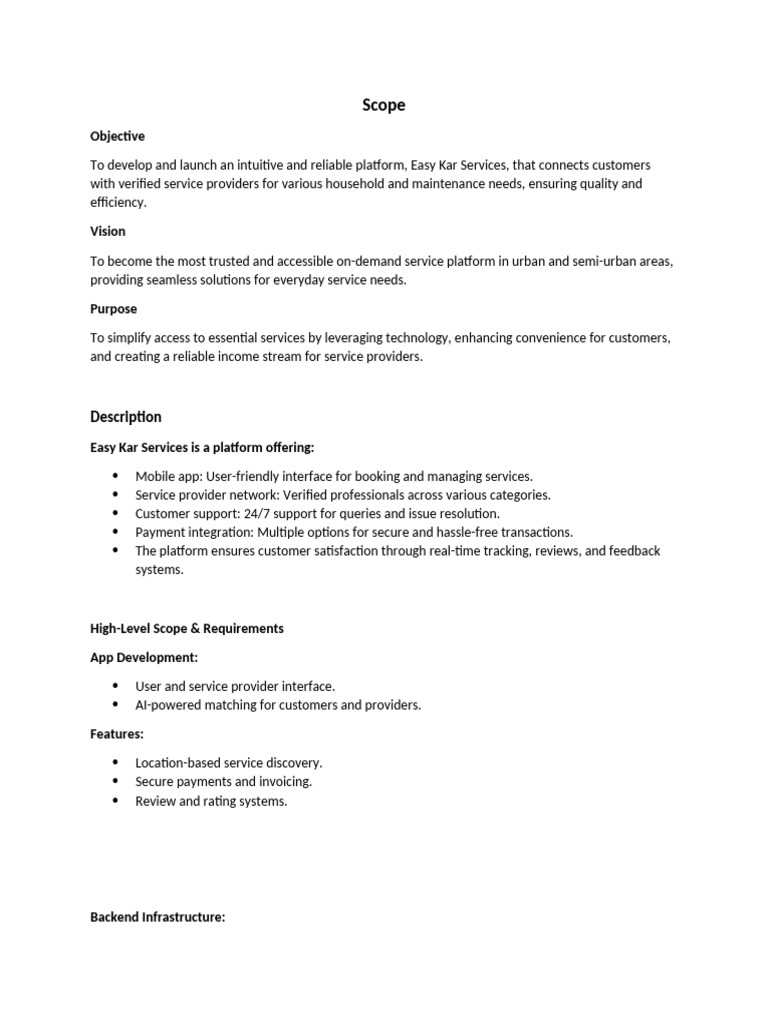 Scopes Project | PDF