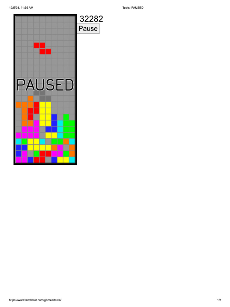 Tetris | PDF