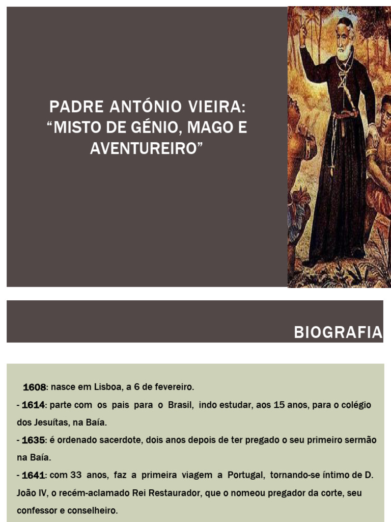 Biografia do Padre António Vieira | PDF