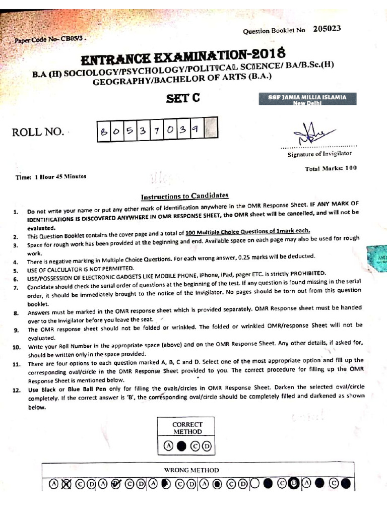 BA Pol Sci-BA Program 2018 - SSF JMI | PDF