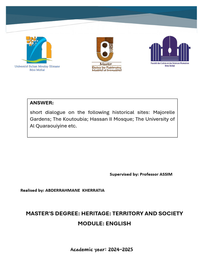 Short Dialogue | PDF