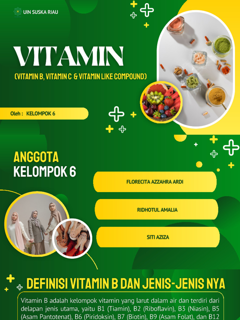VITAMIN B, C, Dan COMPOUND KEL 6 | PDF