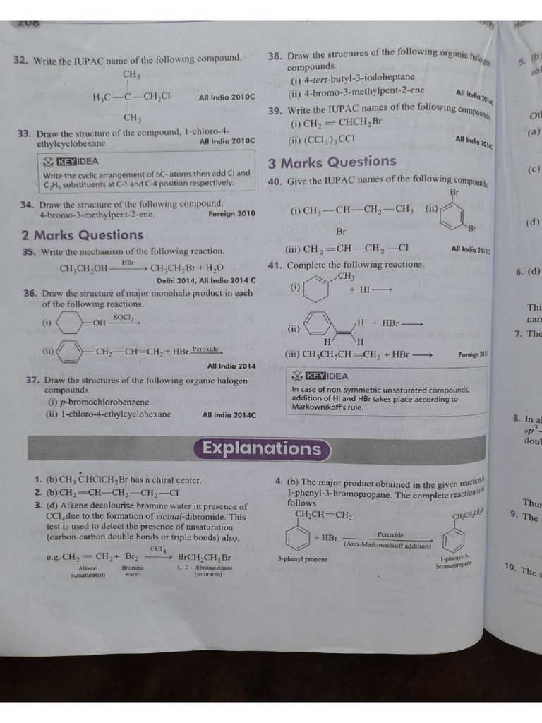 Chapter Haloalkane and Haloarene - Compressed | PDF