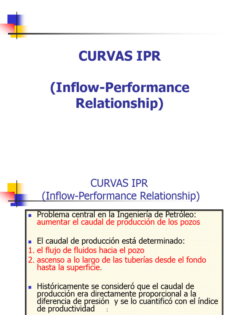 IPR2 | PDF | Descarga (hidrología) | Fenomeno fisico