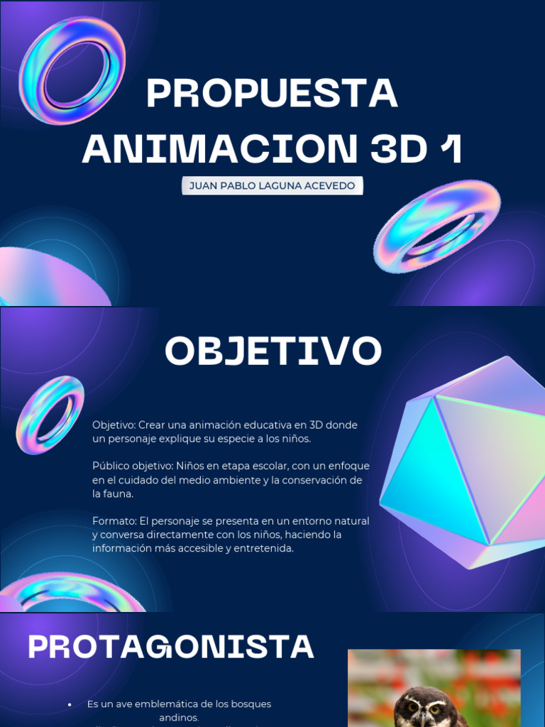 Propuesta Animacion 3D 1 | PDF
