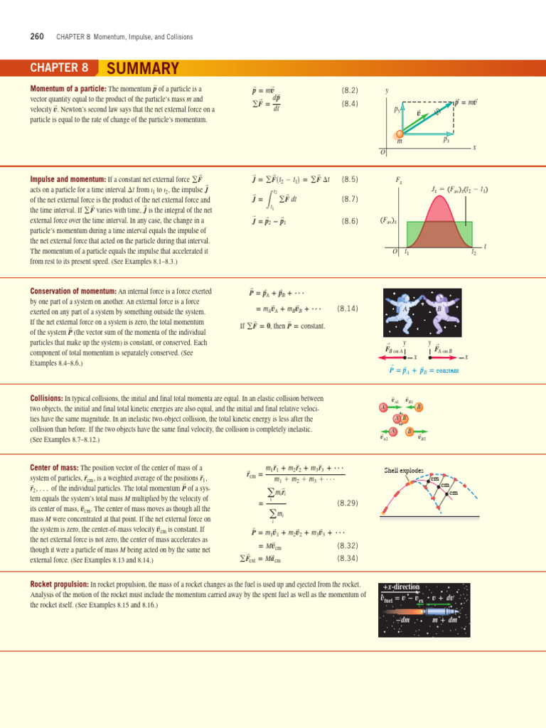 Momentum, Impulse, Collision Physics Exercises | PDF | Collision | Momentum