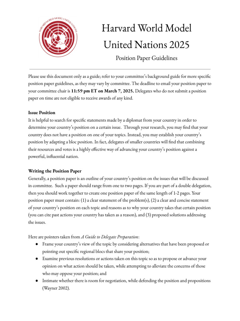 Updated+Position+Paper+Guideline | PDF